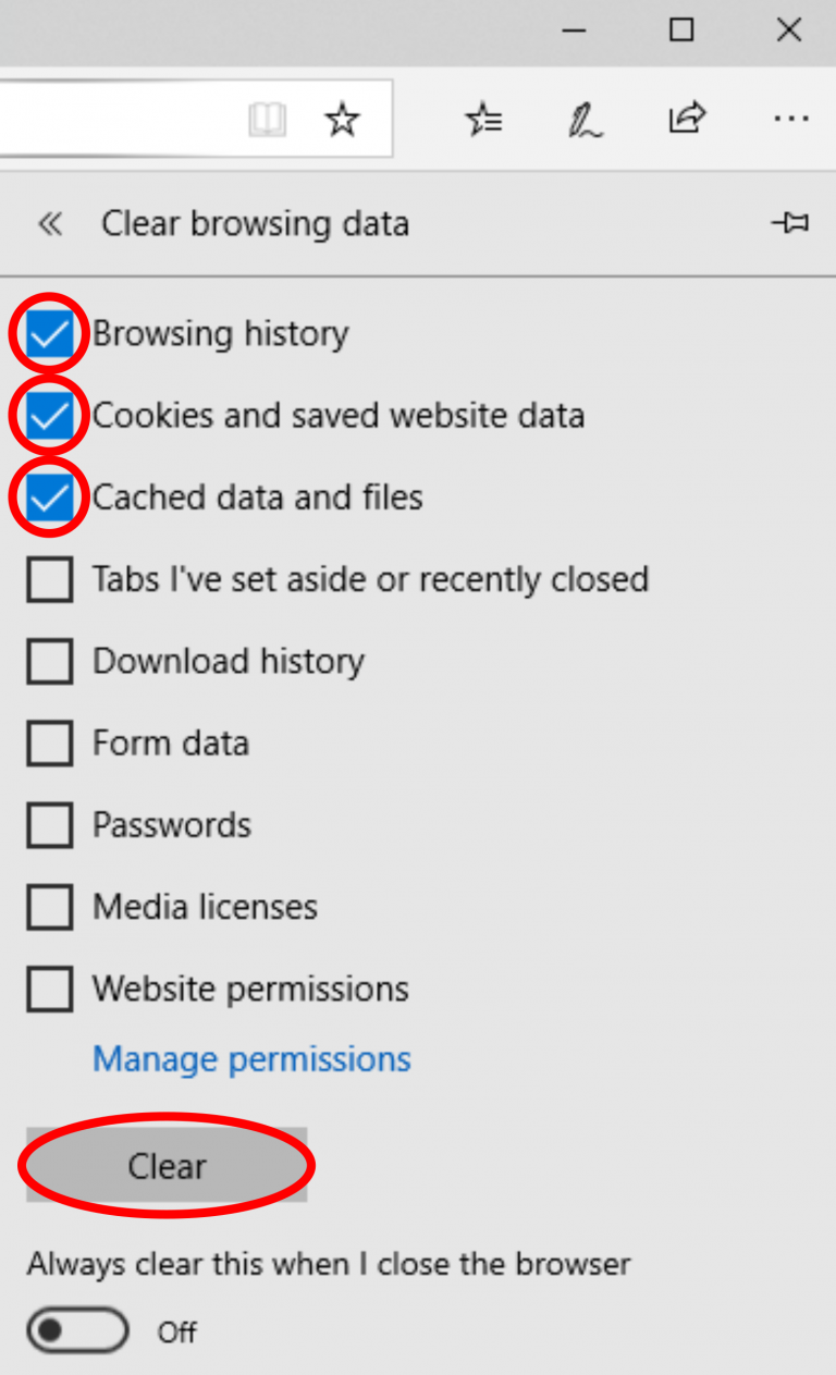 Clear Your Browser Cache – Southwestern Illinois College