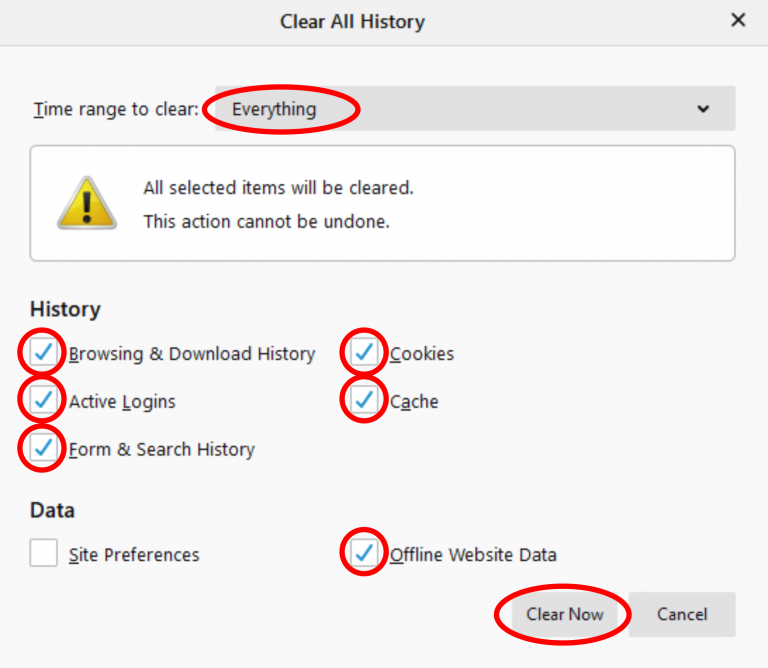 Clear Your Browser Cache - Southwestern Illinois College