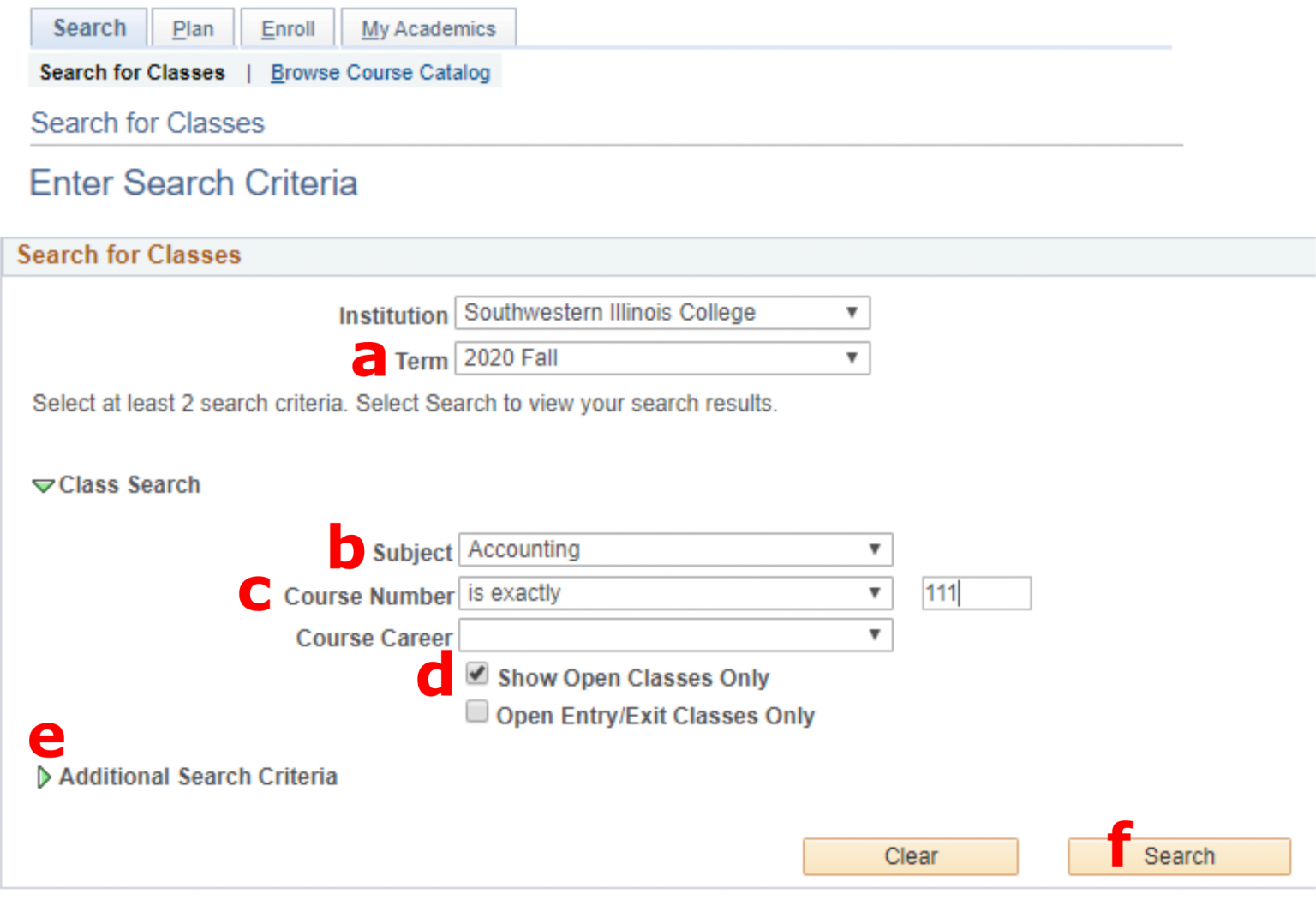 Enroll in Classes - Southwestern Illinois College