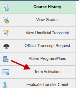 Student Self-Term Activation – Southwestern Illinois College