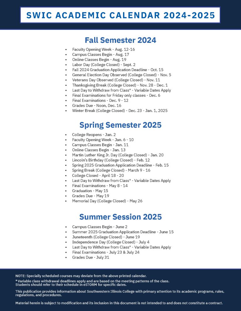 SWIC College Catalog - Southwestern Illinois College